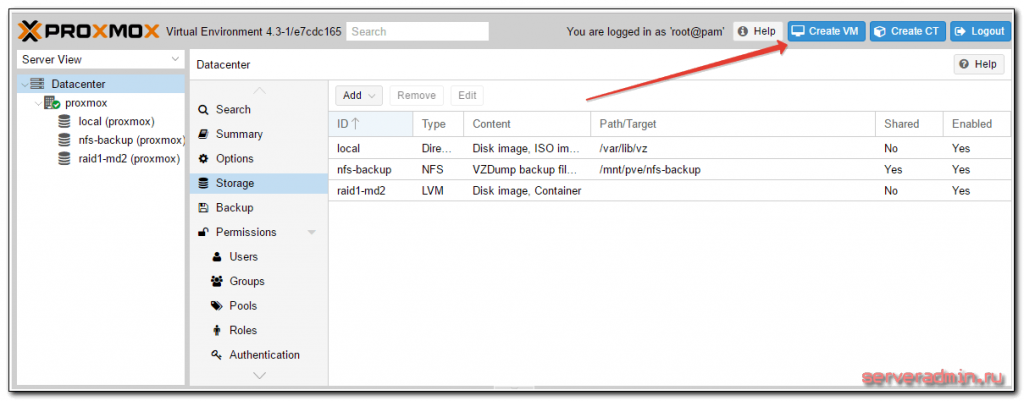 Установка Proxmox в Debian на raid 1