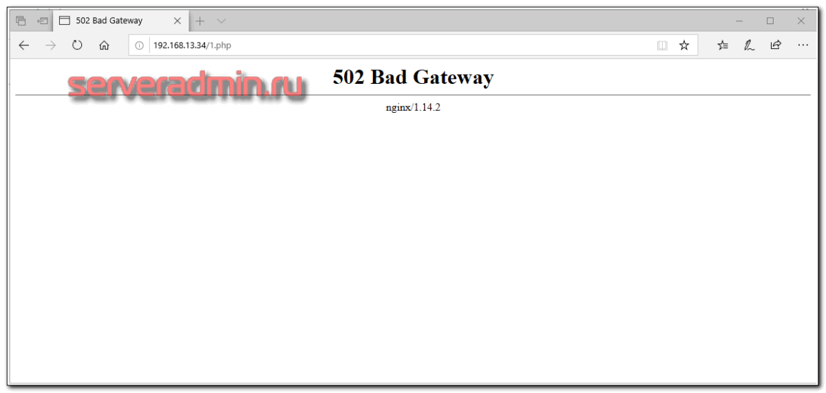 Установка и настройка Nginx | serveradmin.ru