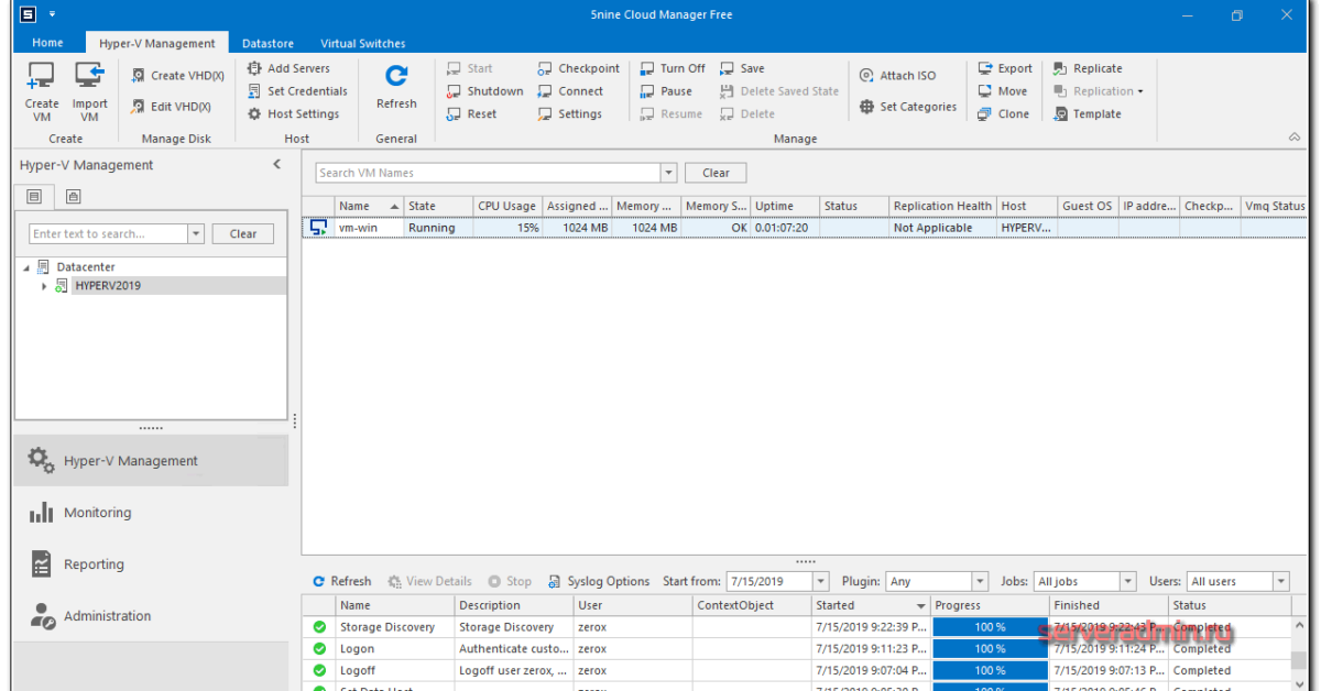 Установка и настройка Windows Hyper-V Server 2019 | serveradmin.ru