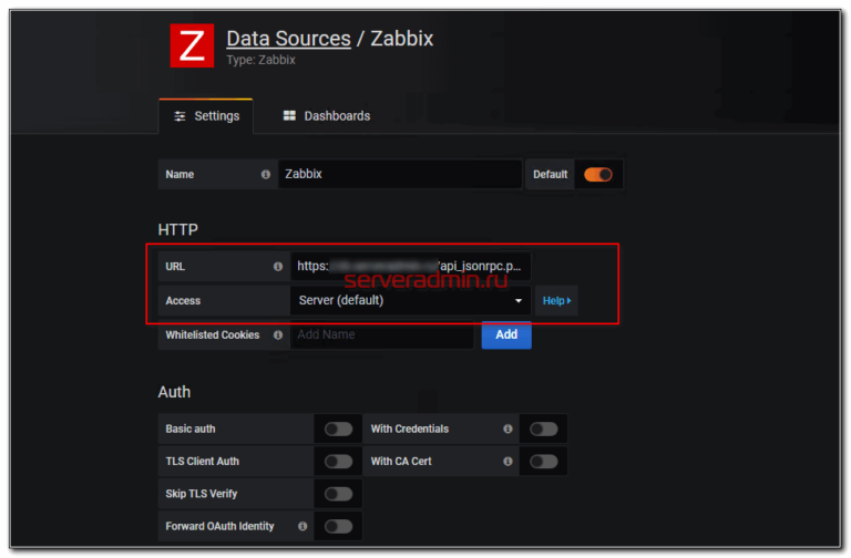 Настройка интеграции Zabbix в Grafana | serveradmin.ru