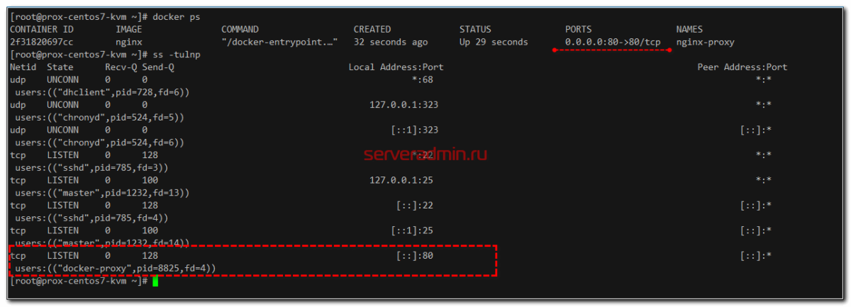 Установка Docker на Centos | serveradmin.ru