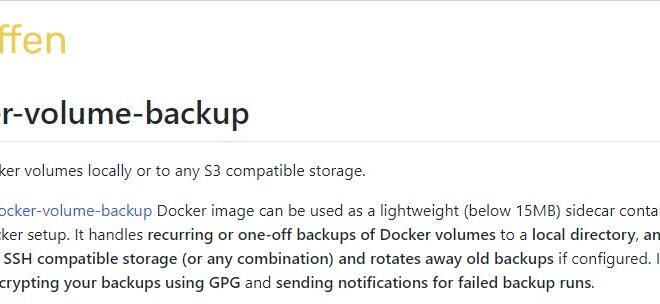 Docker-volume-backup для бэкапа данных в Docker | serveradmin.ru