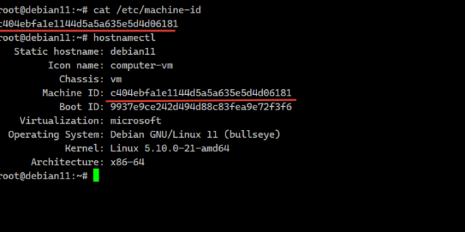 Как изменить machine-id в Linux для сброса привязки в DHCP | serveradmin.ru
