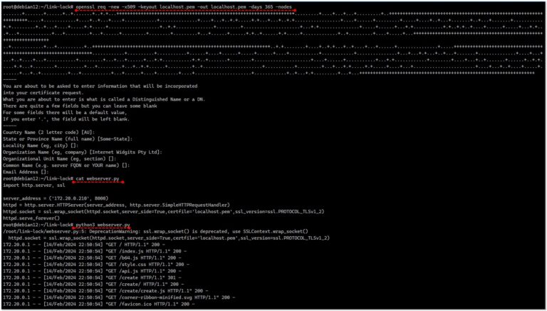 Веб сервер на Python с HTTPS | serveradmin.ru